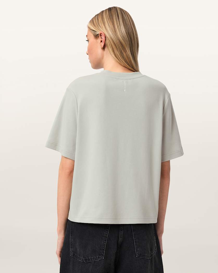 Lisa Boxy Fit T-Shirt PALE GREEN | ALLSAINTS Canada
